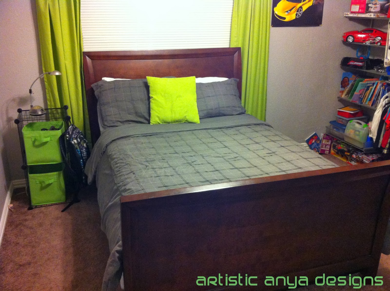 Artistic Anya Designs: "Retro Gamer" Boys Bedroom