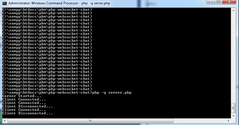 Code Samples: Simple Chat Application Using PHP & WebSocket