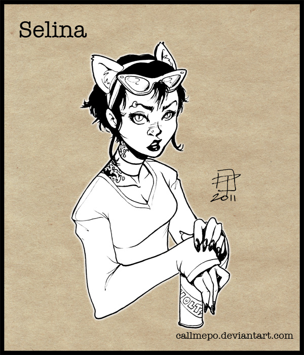 Fashion and Action: Catwoman Restyled - Alternate Look Costume Fan Art