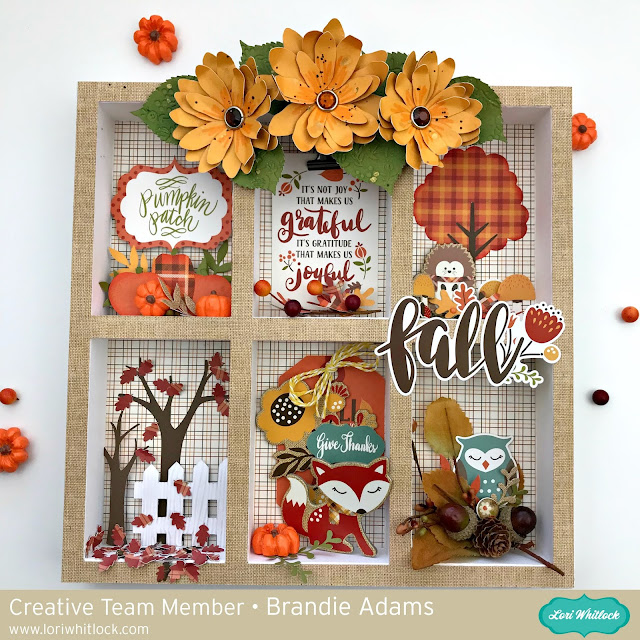 Conviviality Crafts: Fall Shadow Box Tutorial