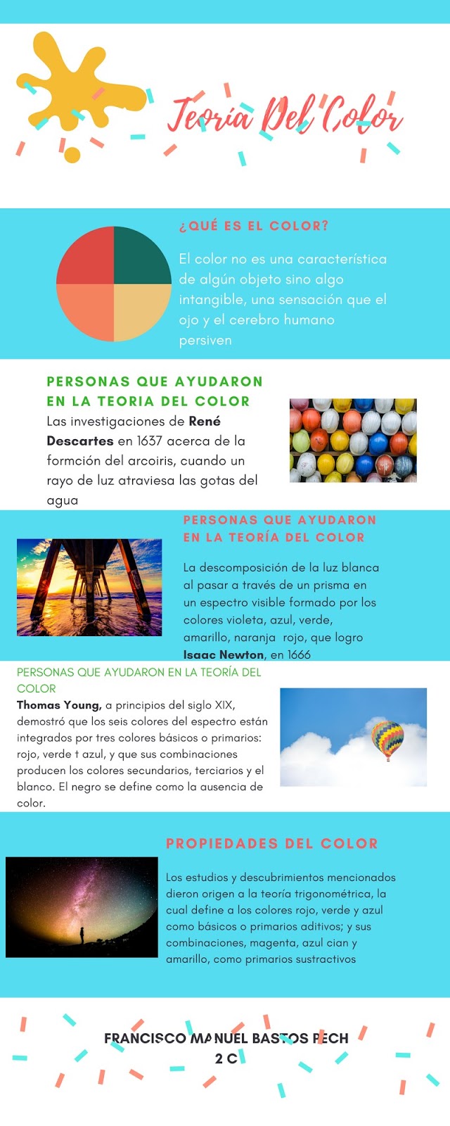 infografia de teoría del color