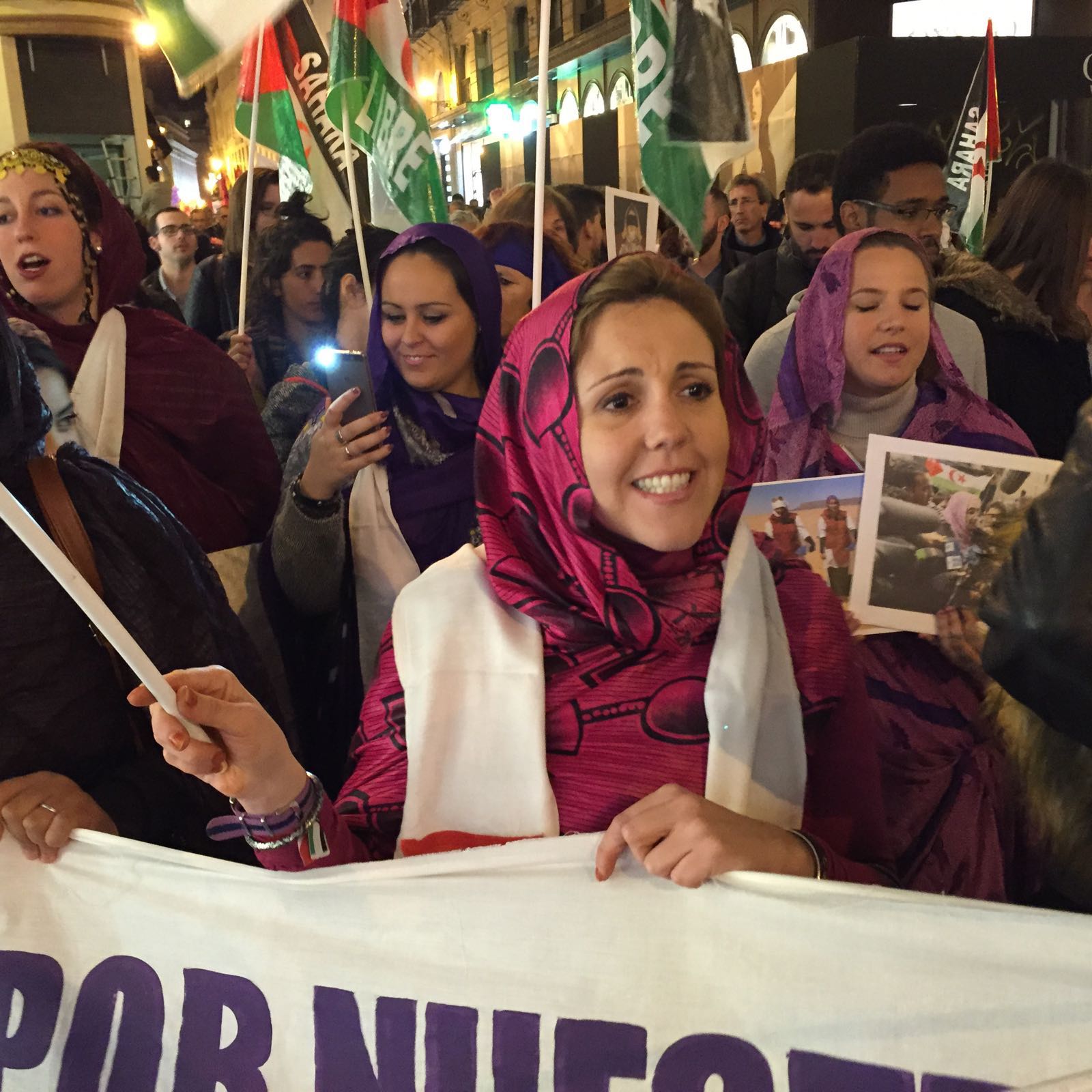 National Union of Sahrawi Women.: March 2016