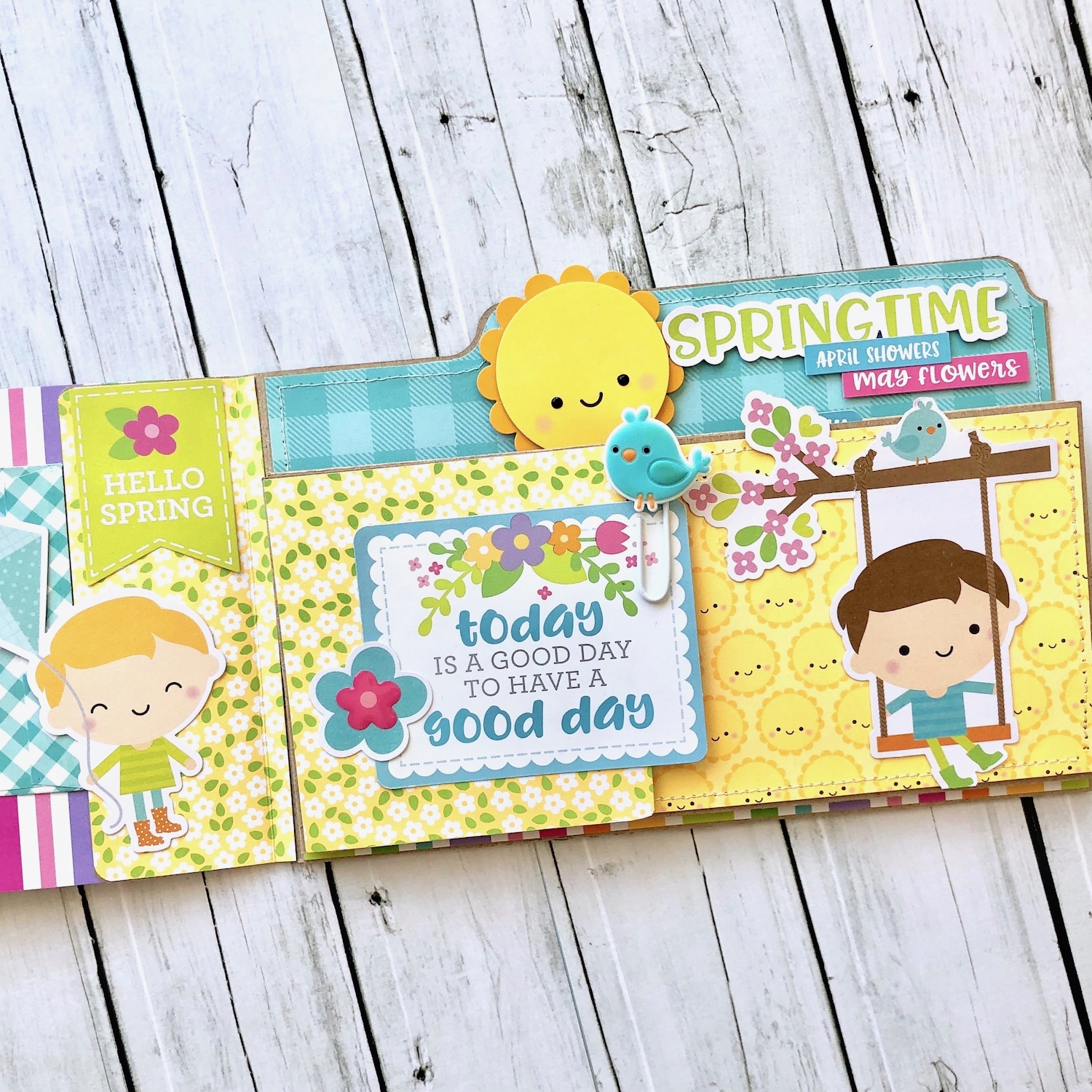 Doodlebug Design Inc Blog: SIMPLY SPRING | Mini Album with Virginia