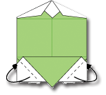 Cara Membuat Origami Wajah Capa | Cara Membuat Origami | Bunga ...