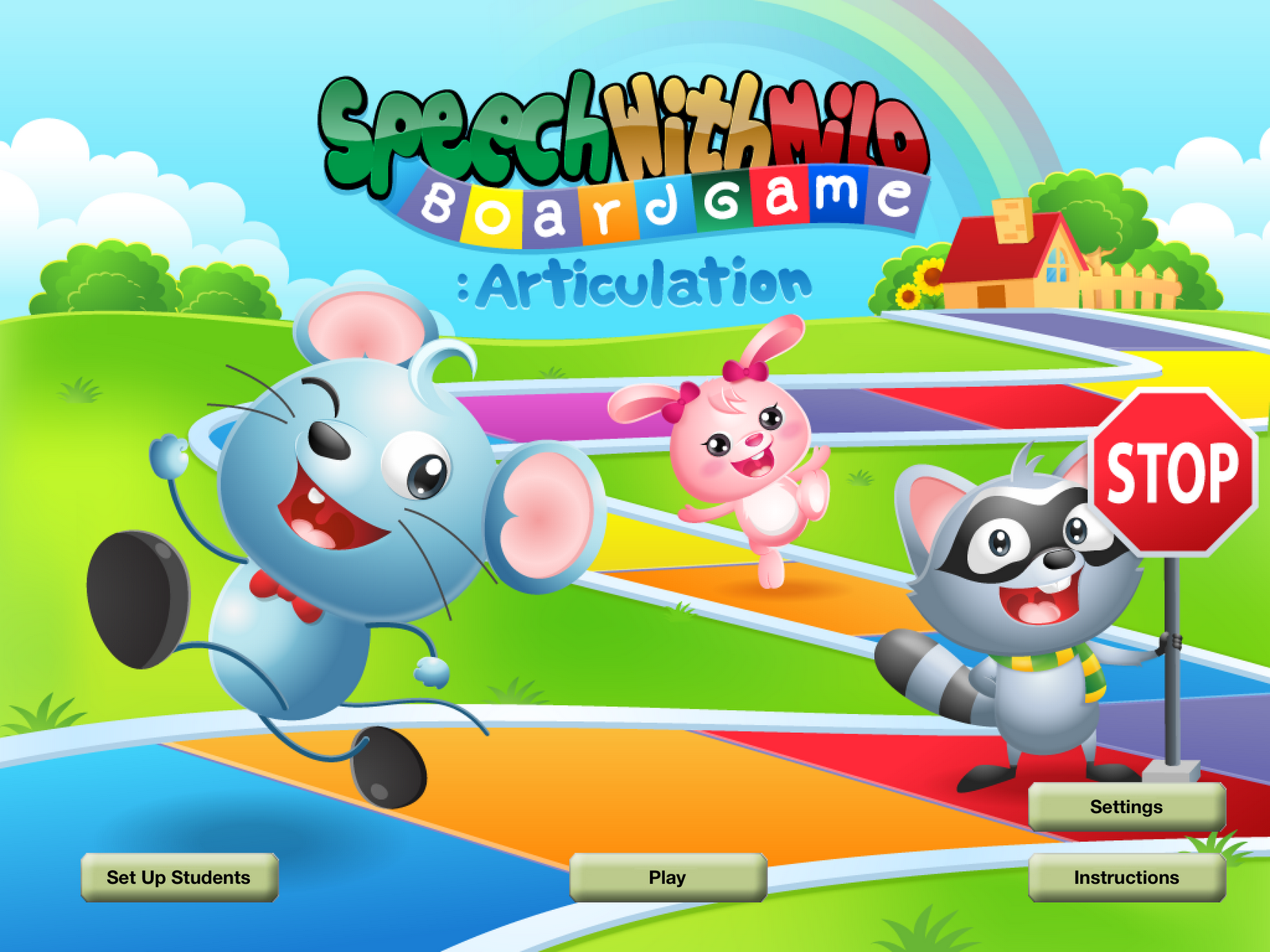 New Web Page! : Speech with Milo Articulation Game Board!