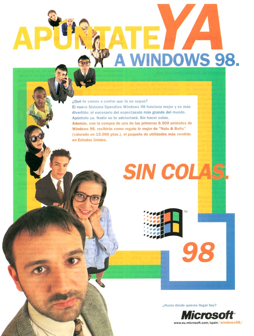 Informatica Viejuna: Junio de 1998: Lanzamiento de Windows 98