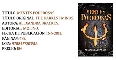 Love Secrets: Reseña: Mentes poderosas ~ Alexandra Bracken.