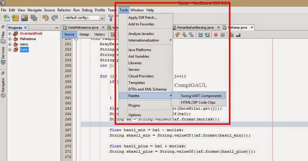 Menambahkan Kalender Pada Frame Netbeans Dengan JCalender | ALL CHEAT ...