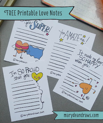 PRINTABLE Love & Encouragement Notes