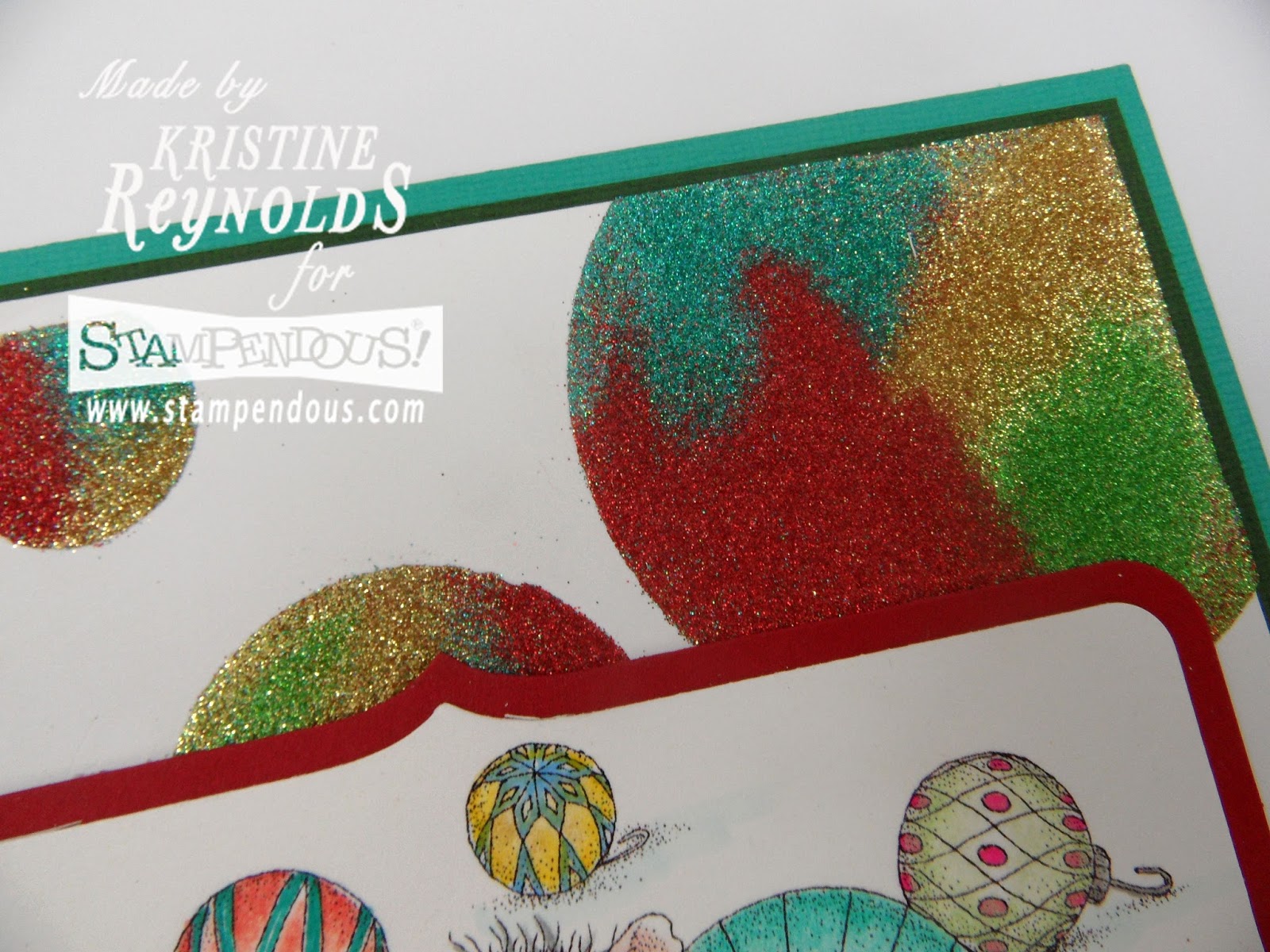 Stamping & Scrapping in California: Sparkly Ornaments