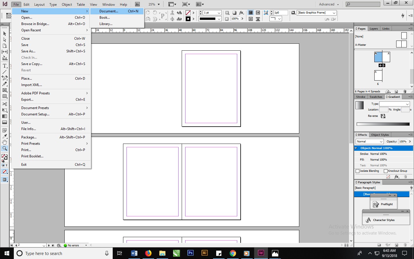 Cara Membuat Page Number di InDesign