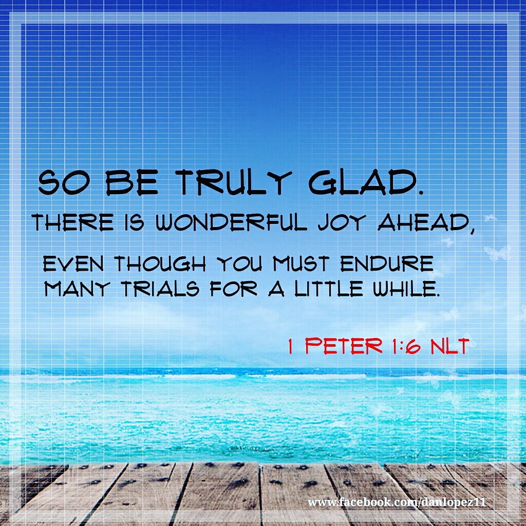 for HIS disposal: Be Glad