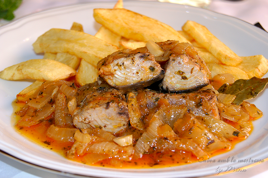 Cocina con Mina: Melva encebollada