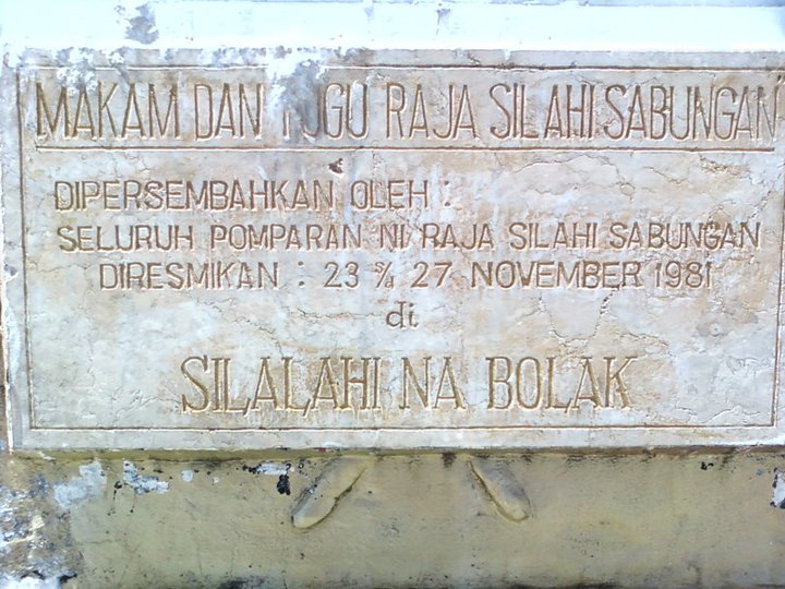 Relief TUMARAS di Silalahi Nabolak | Raja Silahisabungan