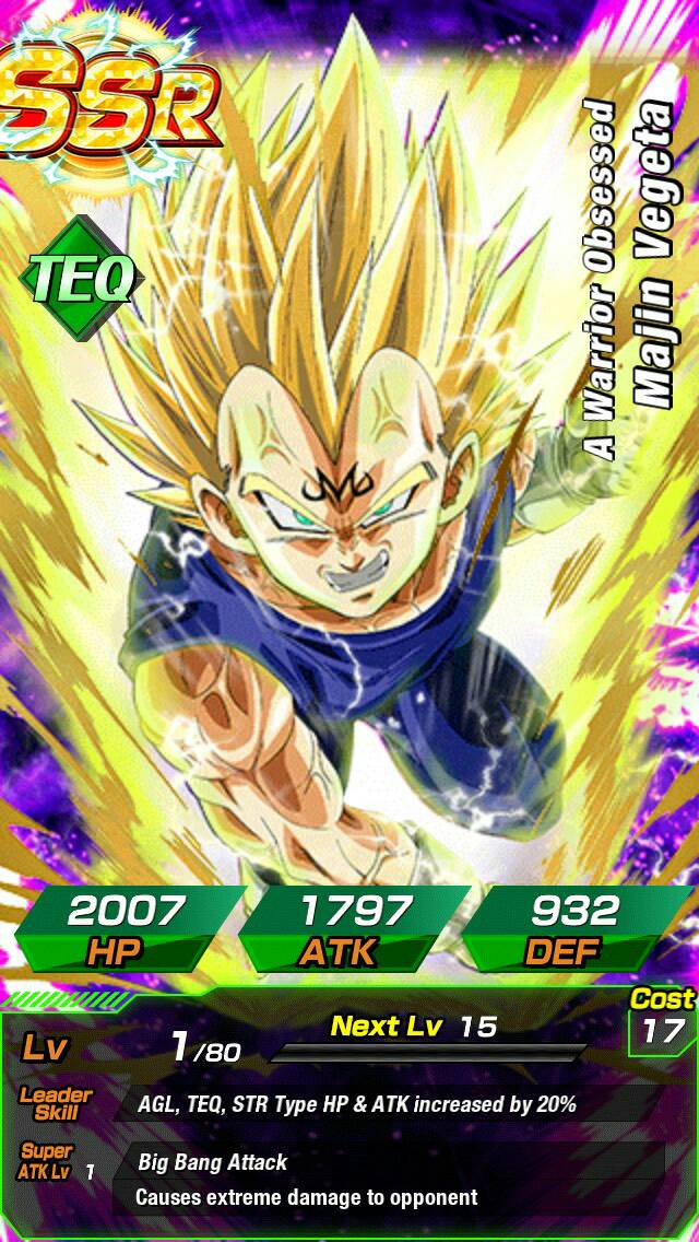 Dragon Ball Dokkan Battle - Blog Español: [A Warrior Obsessed] Majin ...