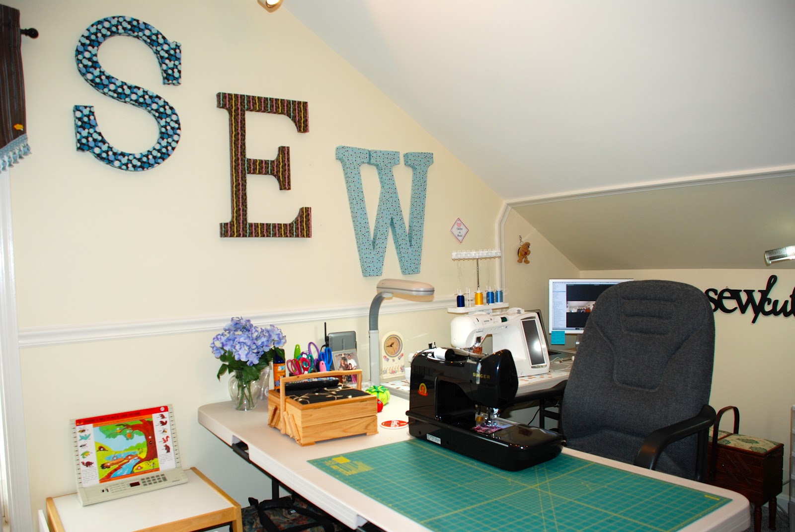 Sewing Room (1) Revisited - Sylvia's Stitches