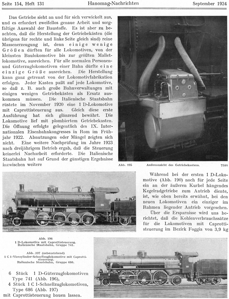 Locomotive Performance in literature: Caprotti valve gear (part 1) (Italy)