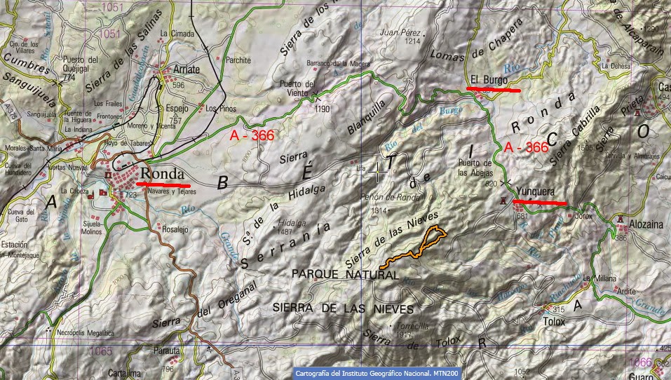 Club Montañero Ocho Miles Suabia: Ruta: Del Puerto Saucillo al Peñón de ...