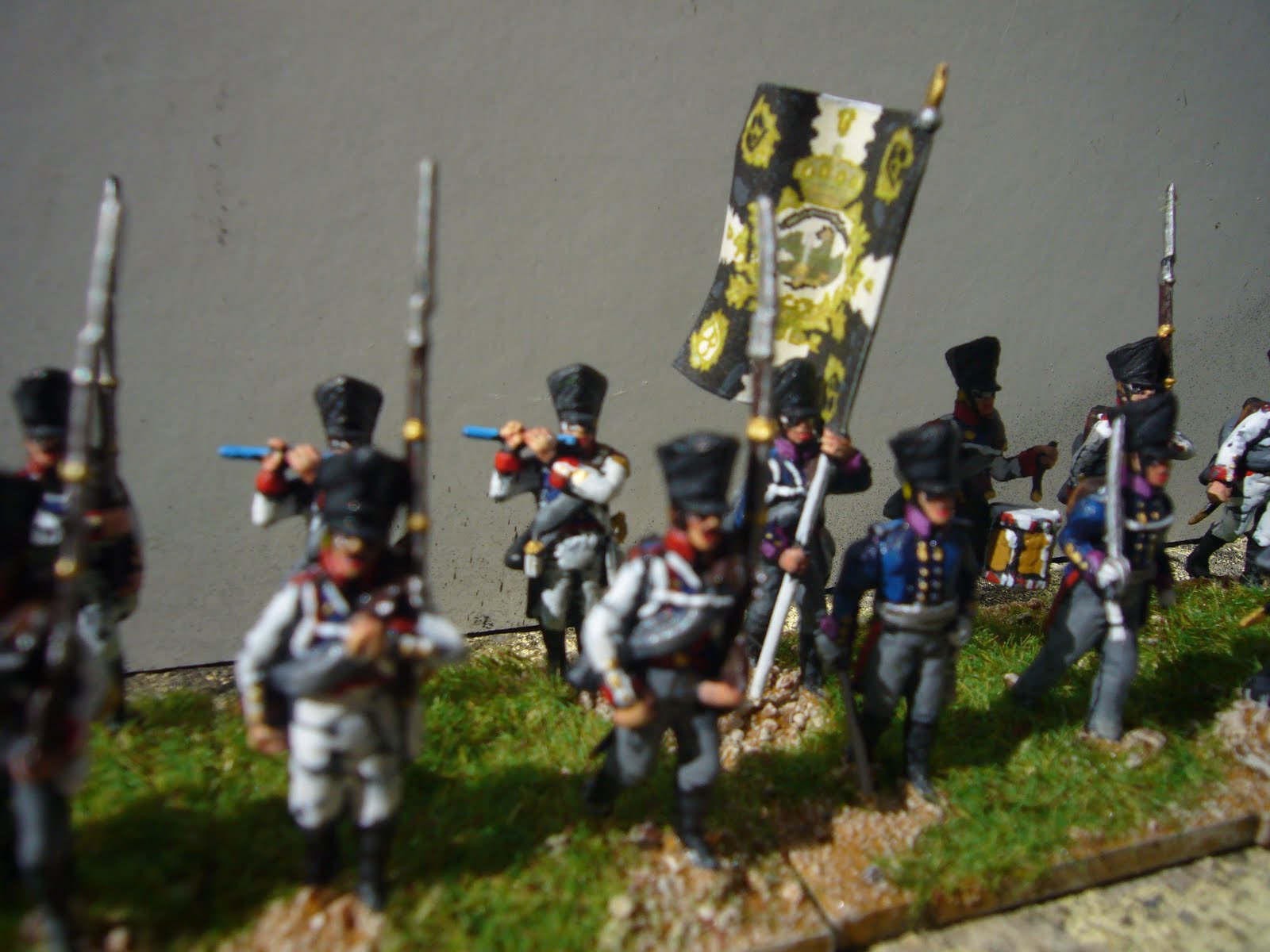 jp wargaming place: 1815 Prussian Berg regiments in 28mm