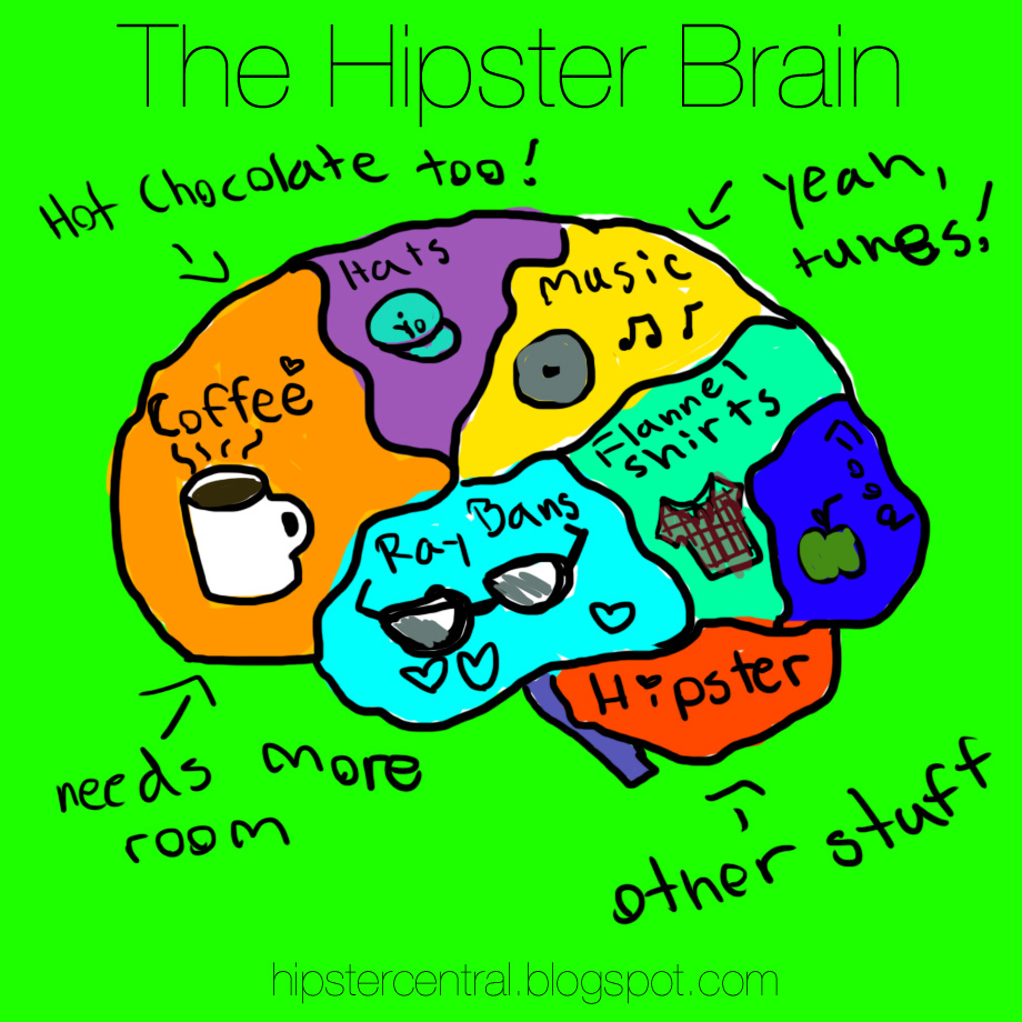 Comic of The Week: The Hipster Brain - How To Be or How Not To Be Hipster