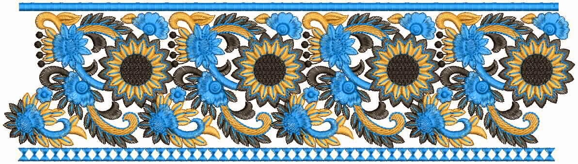 EmbDesignTube: Japanese Machine Crafted Lace Border Designs