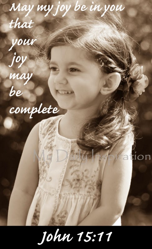 May your joy be complete