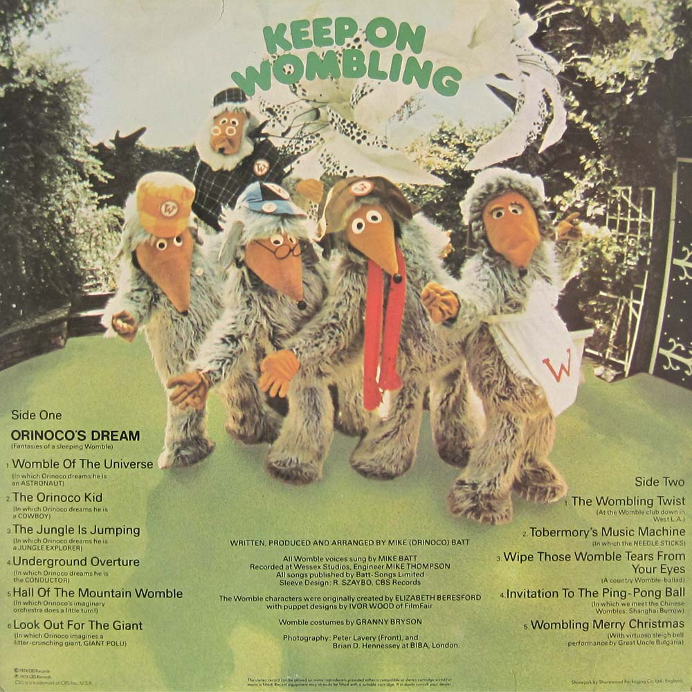 HET verzameloord: WOMBLES 4: LP'S