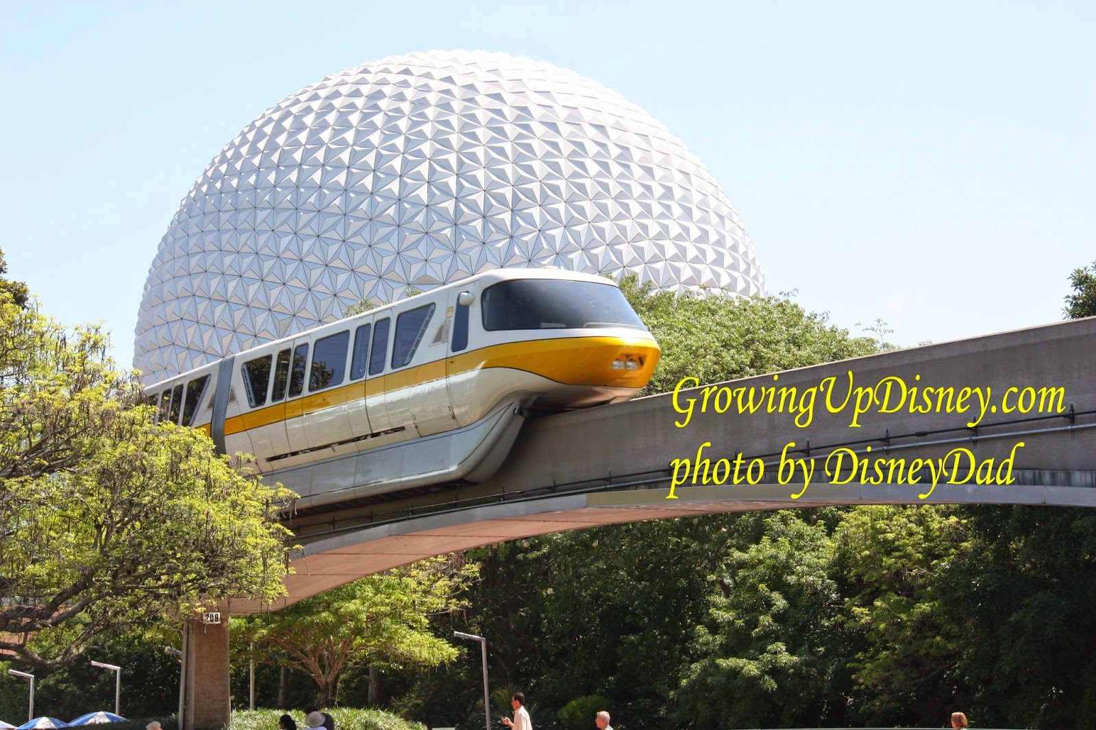 Growing Up Disney: Photo Flashback! EPCOT Monorail Spherical Photo