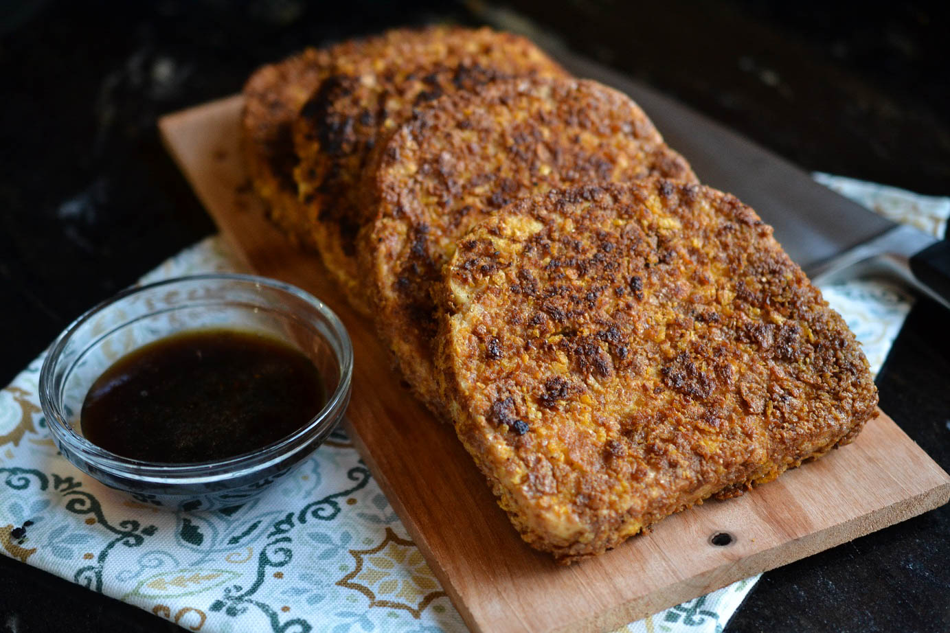 Greedy Girl : Nutella stuffed french toast with coffee patron maple syrup