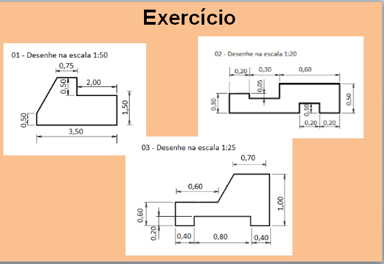 Ensinando Desenho: Exercício Escala - 1º módulo edificações