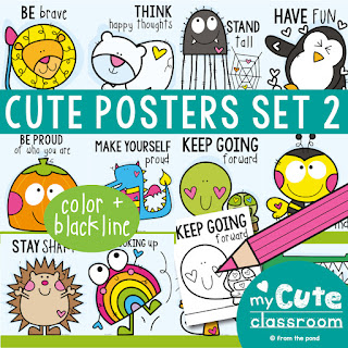 Cute Classroom Posters Set 3 | From the Pond
