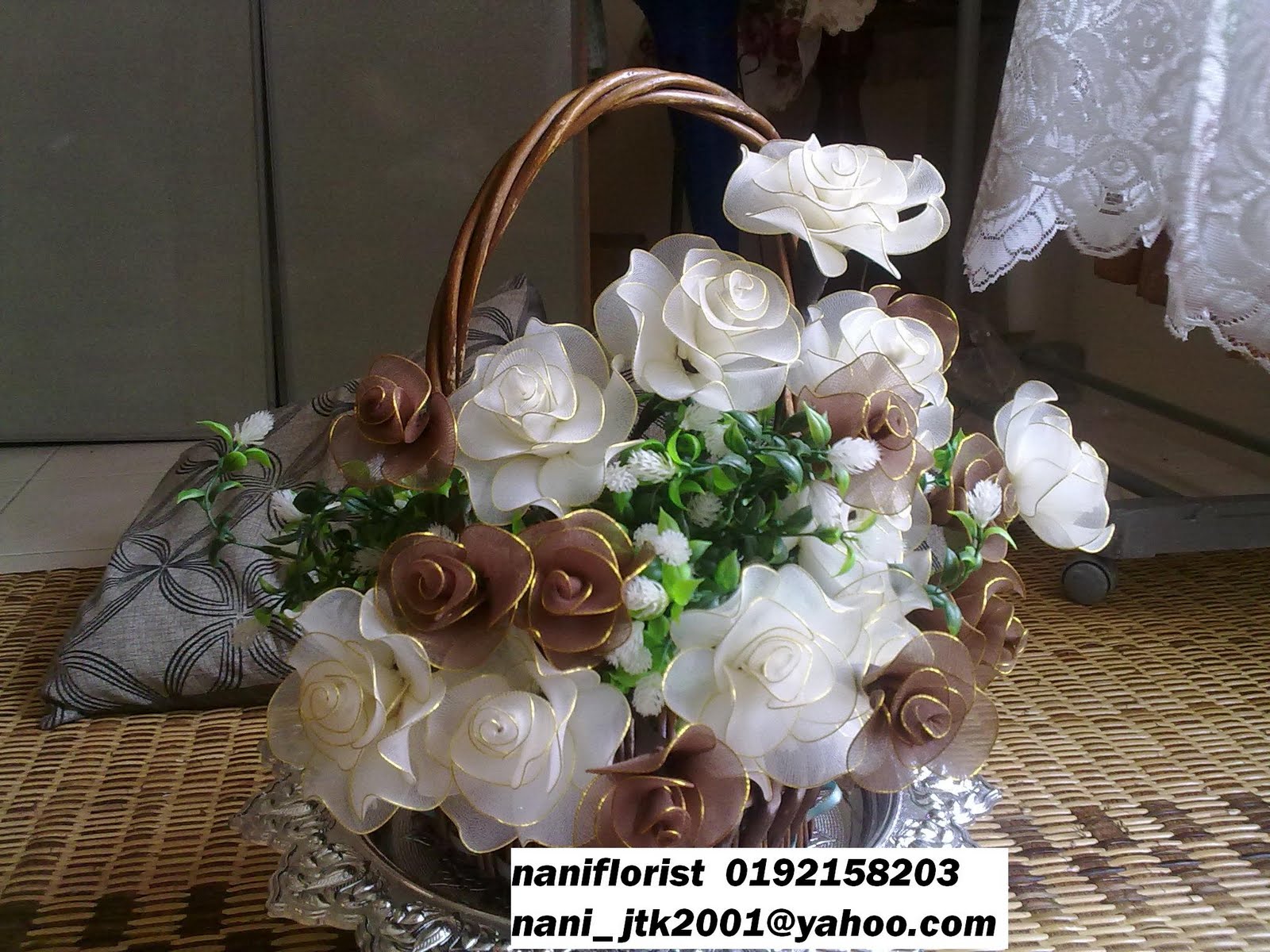 Nani Florist: GUBAHAN BUNGA ROS DARI KAIN STOKIN