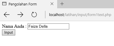 Cara menampilkan inputan text di PHP | Menulis dan Membaginya