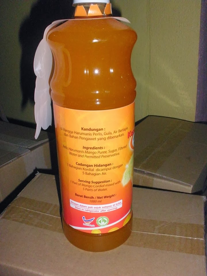 PES TOMYAM BRAND MADAM PUM: Kordial Mangga Harum Manis Perlis