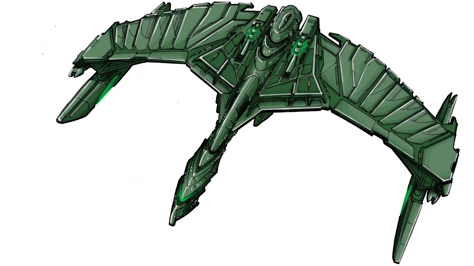 Gabe Munn Magill's Conceptual Art Blog: Romulan Valdore-Class Ship ...