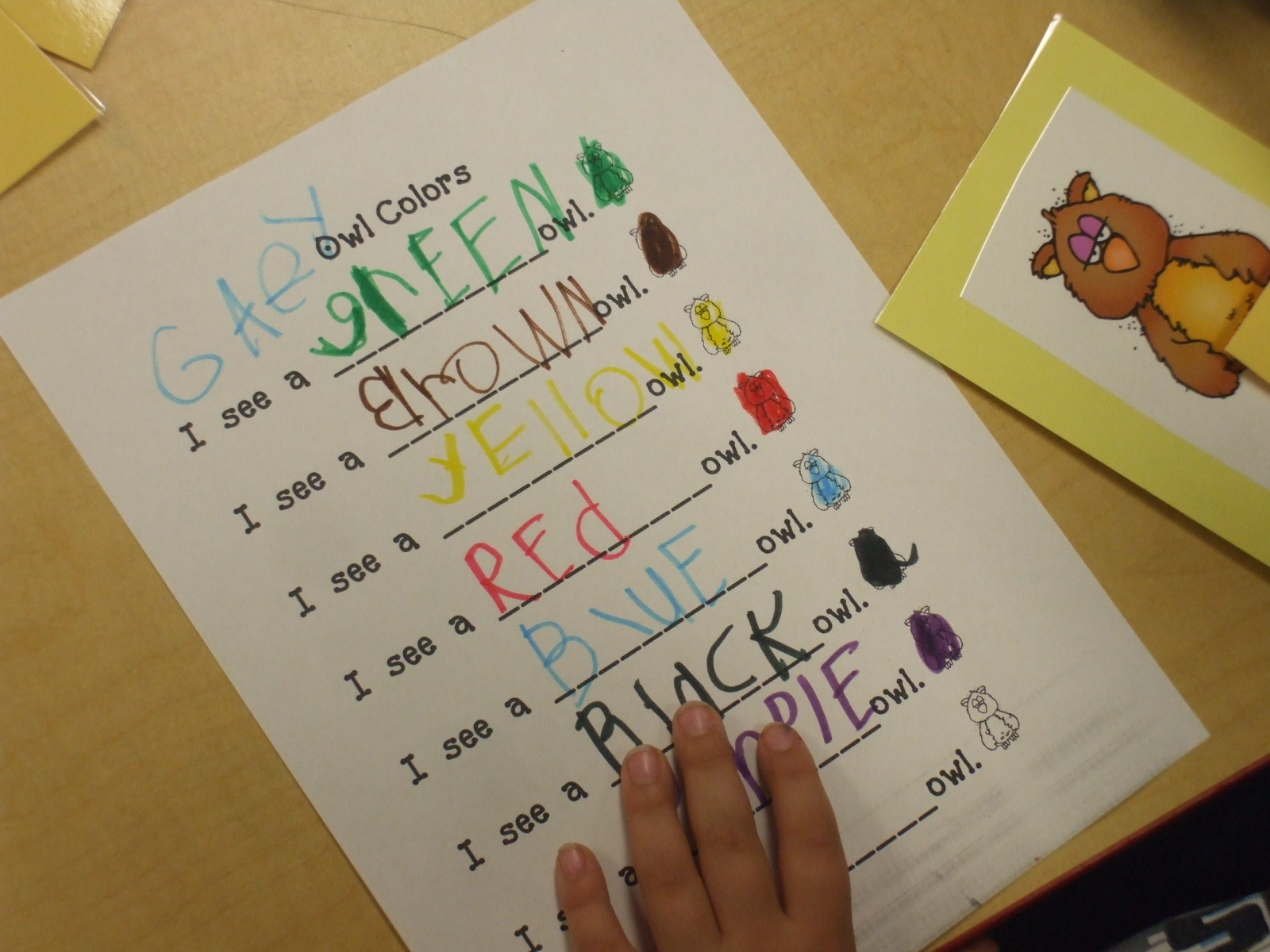 Mrs. Huff's Kinderblog: Lots of Night Animals and Hibernation Stuff