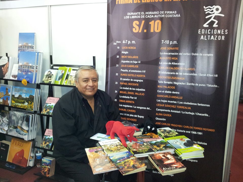 Ediciones Altazor: Áureo Sotelo y Sócrates Zuzunaga en la 17a FIL de Lima