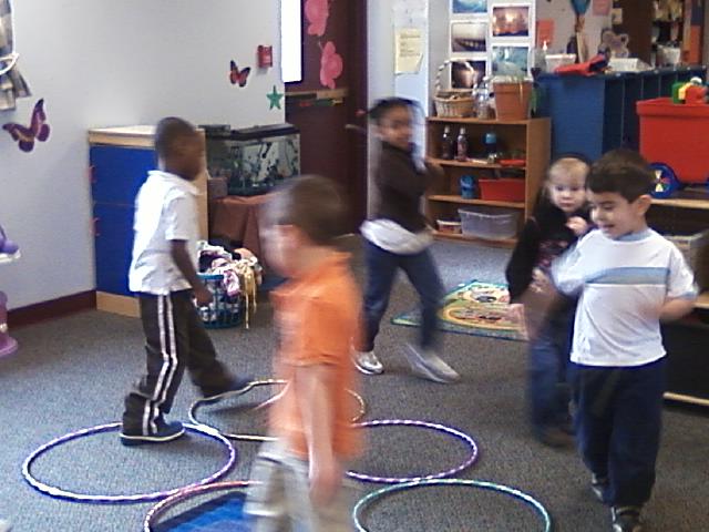 Miss Kimmy's Kids!: Try a new game...Musical Hoola Hoops!