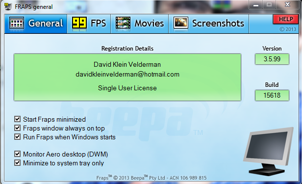 برنامج Fraps لتصوير العاب على الحاسوب | Mehdi er