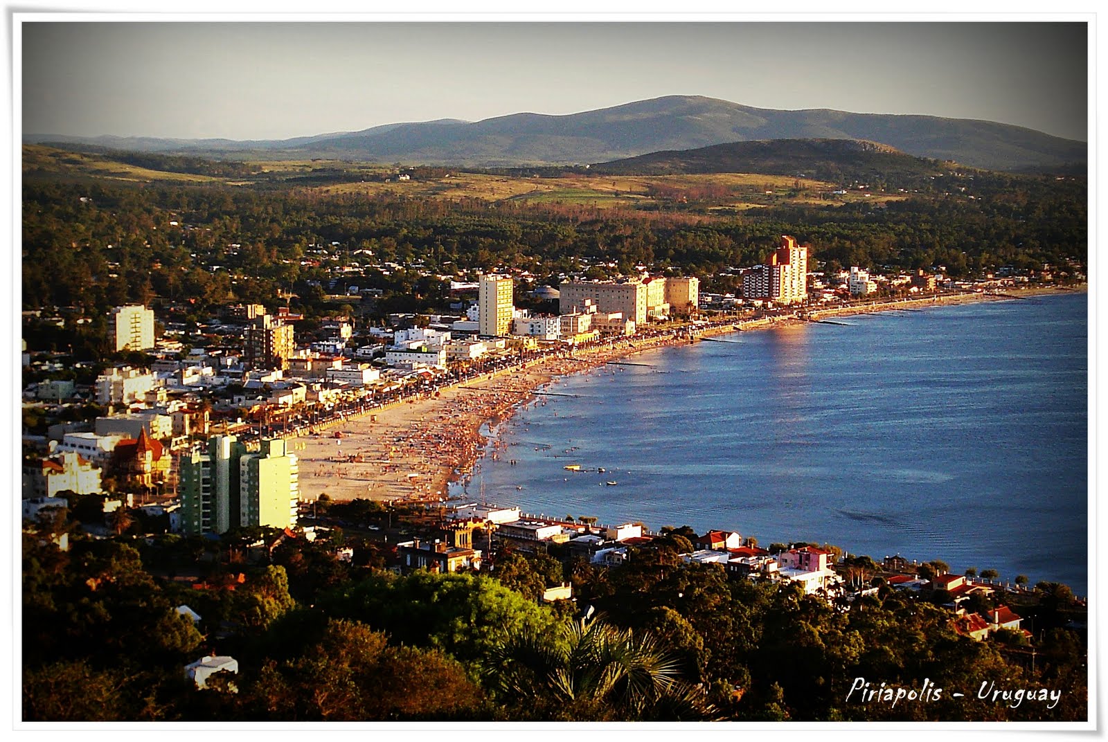LA VIDA EN FOTOS: VISTA DESDE EL CERRO SAN ANTONIO - PIRIAPOLIS - URUGUAY