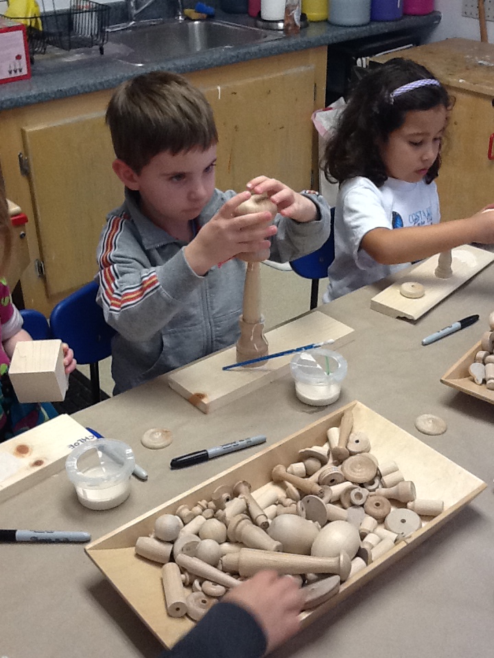 Playfully Learning: Wood Sculptures and Scientific Drawing