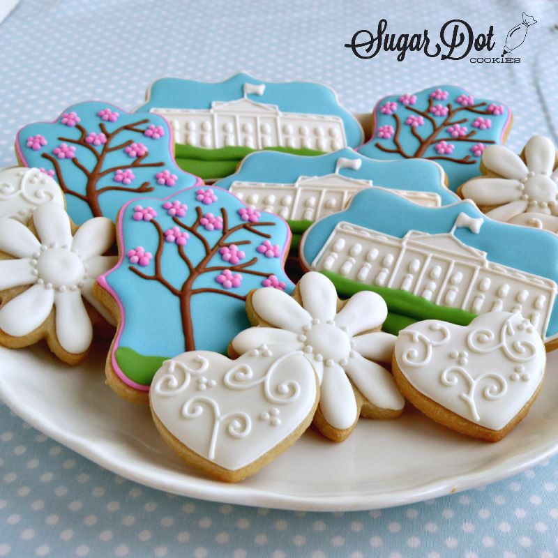 White House, Washington Monument, Lincoln Memorial, Cherry Blossoms and ...