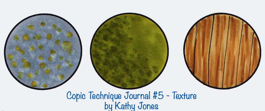 copic oz: Copic Technique Journal #5 - Textures!
