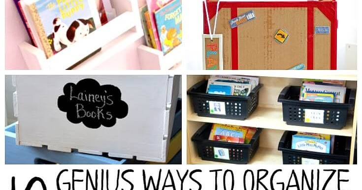 10 Genius Ways to Organize Kids Books | Sunny Day Family