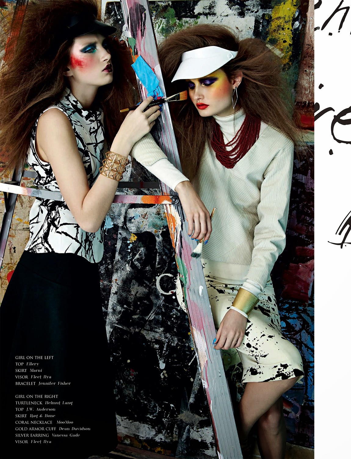 Grafitti Fashion Editorial for Vision Magazine China Fashion Editorial ...