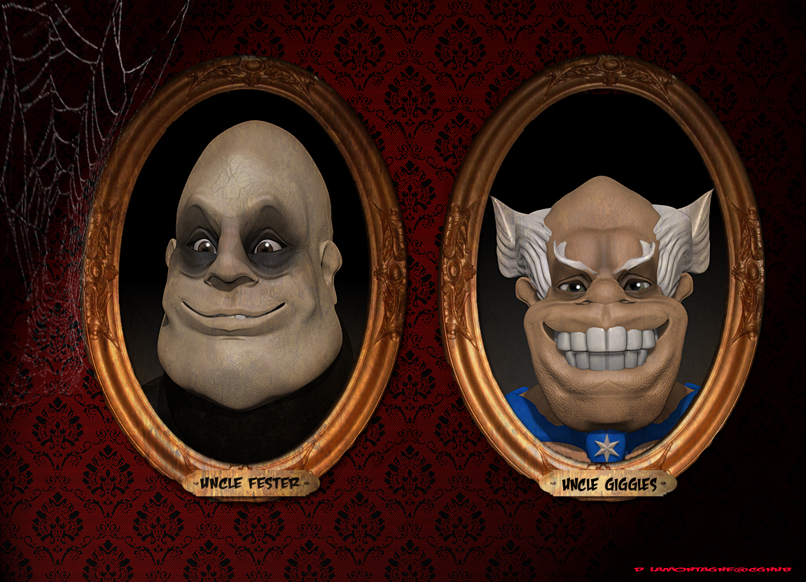 Vault of 3d sculpts: My favorite Creepy Uncles