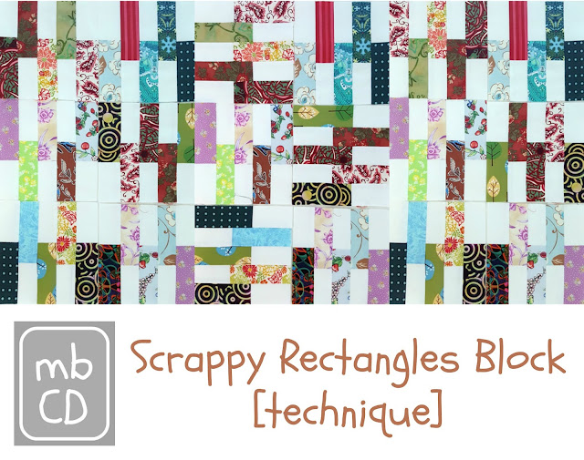 Chris Dodsley @mbCD: Scrappy Rectangle Block [Technique]