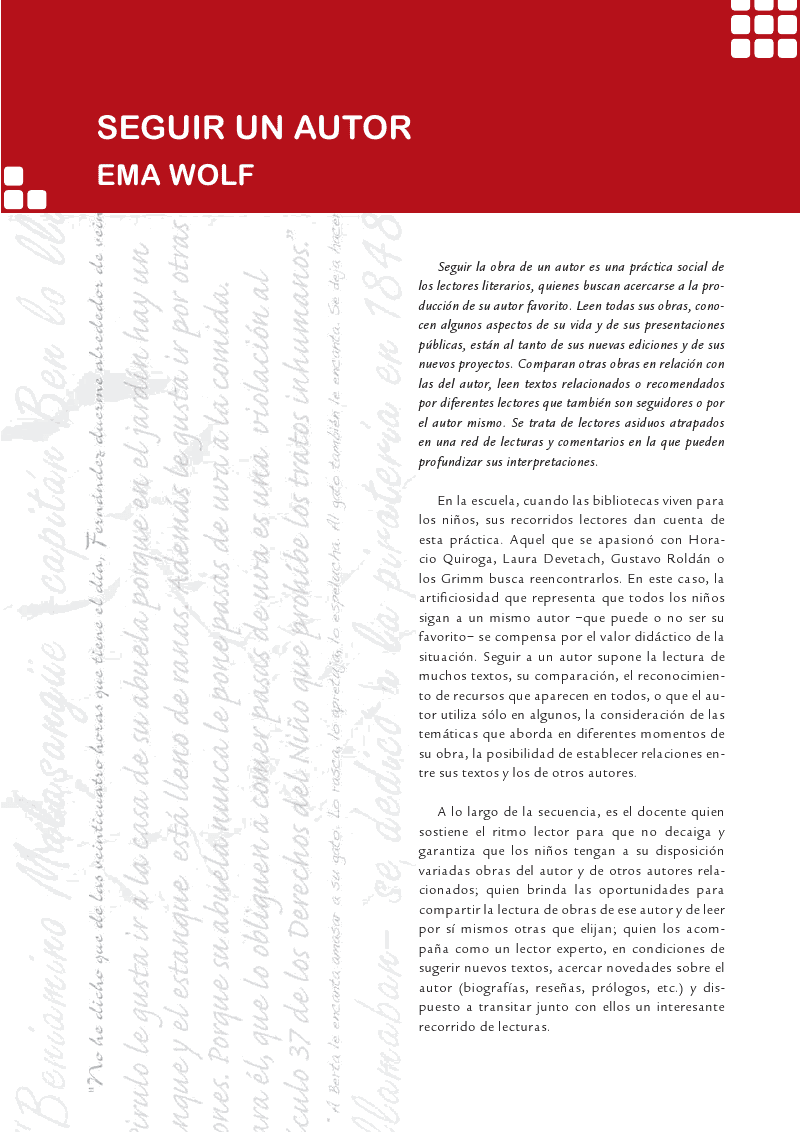 Ema Wolf - Educación Primaria