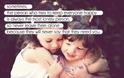 Sometimes the person who tries to keep everyone happy is always the ...
