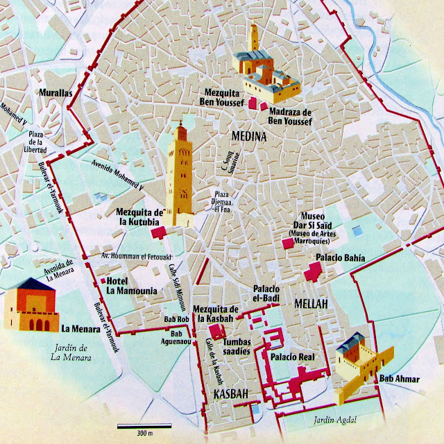 Marrakech.ma - Mapa Básico